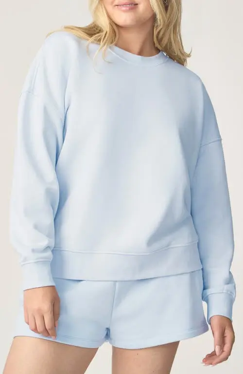 FLORENCE BY MILLS Cozy Crush Oversize Sweatshirt - Halogen Blue