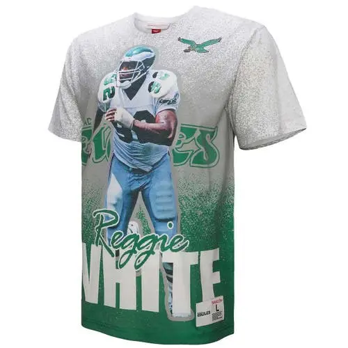 Mitchell & Ness Reggie White Philadelphia Eagles Burst Retired Player T-shirt