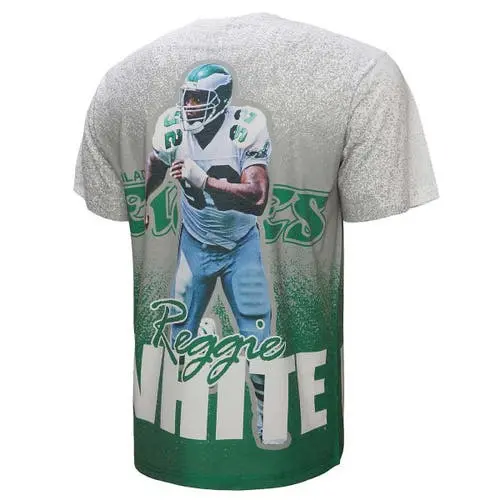 Mitchell & Ness Reggie White Philadelphia Eagles Burst Retired Player T-shirt