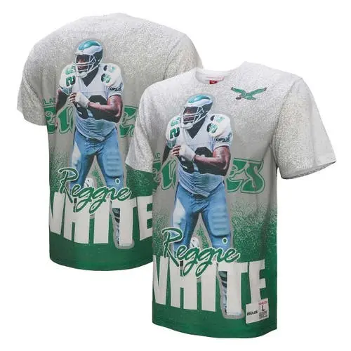 Mitchell & Ness Reggie White Philadelphia Eagles Burst Retired Player T-shirt