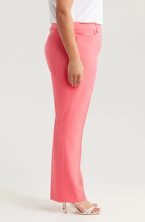 TAHARI ASL Bird Eye Straight Leg Trousers - Sunset