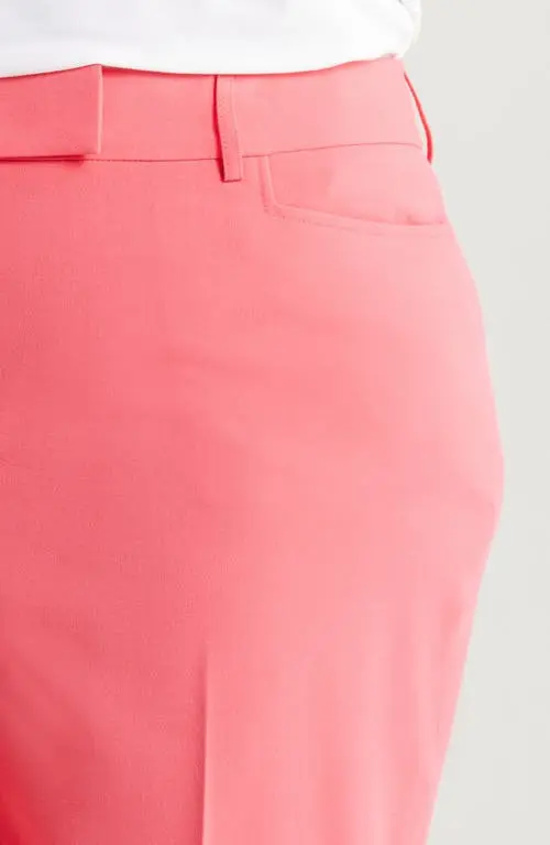 TAHARI ASL Bird Eye Straight Leg Trousers - Sunset