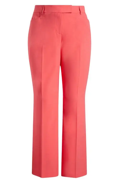 TAHARI ASL Bird Eye Straight Leg Trousers - Sunset