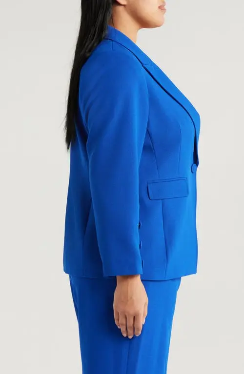 TAHARI ASL One-button Blazer - Cobalt