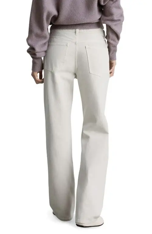 Mango High-rise Straight Leg Jeans