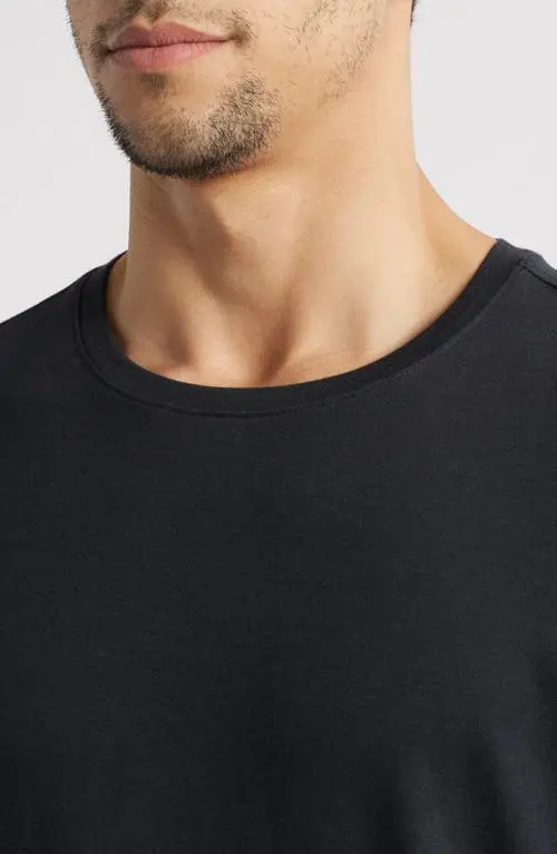 Johnston & Murphy Essential Pima Cotton & Modal T-shirt - Black