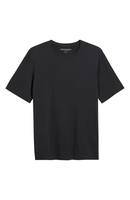 Johnston & Murphy Essential Pima Cotton & Modal T-shirt - Black