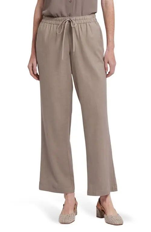 NYDJ Relaxed Drawstring Linen Blend Pants