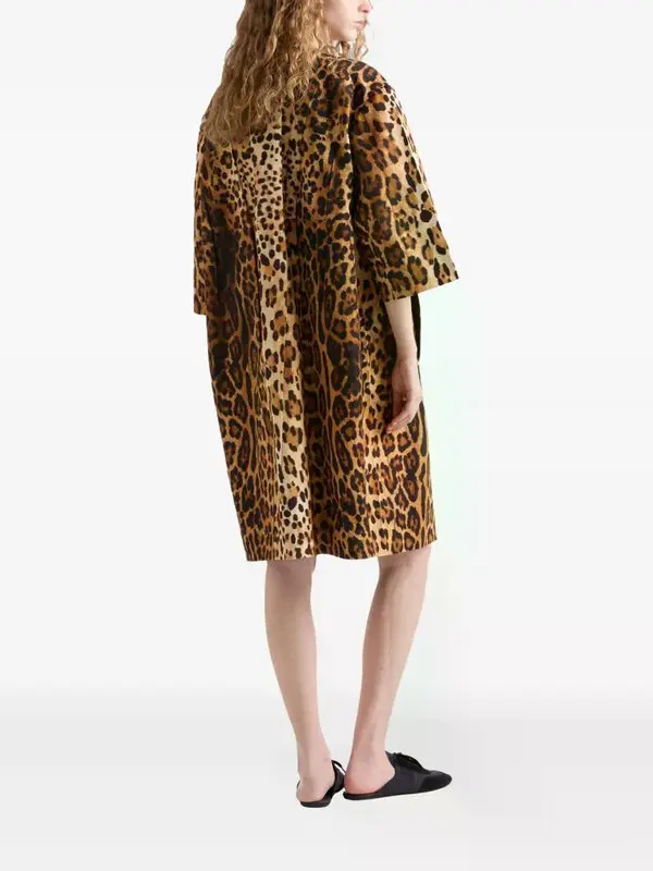 Prada Animal-print Coat