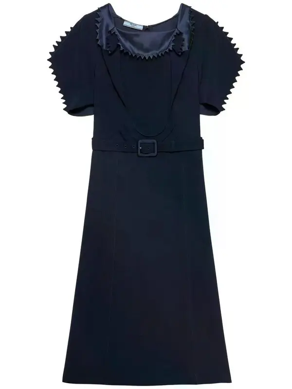 Prada Satin-crepe Midi Dress