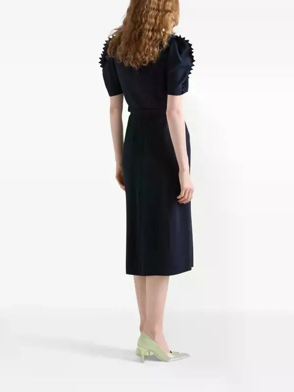 Prada Satin-crepe Midi Dress