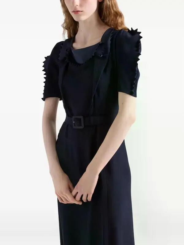 Prada Satin-crepe Midi Dress