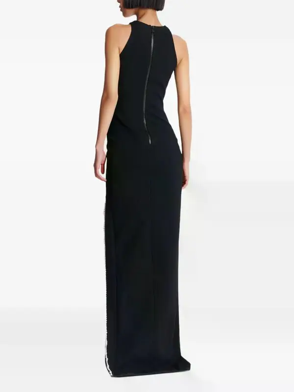 Balmain Face-motif Maxi Dress