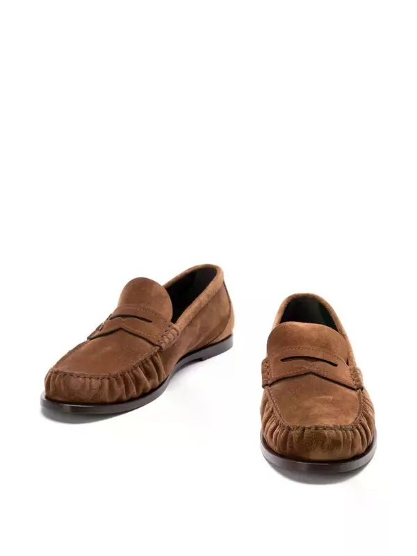 Saint Laurent Cassandre Penny Loafers