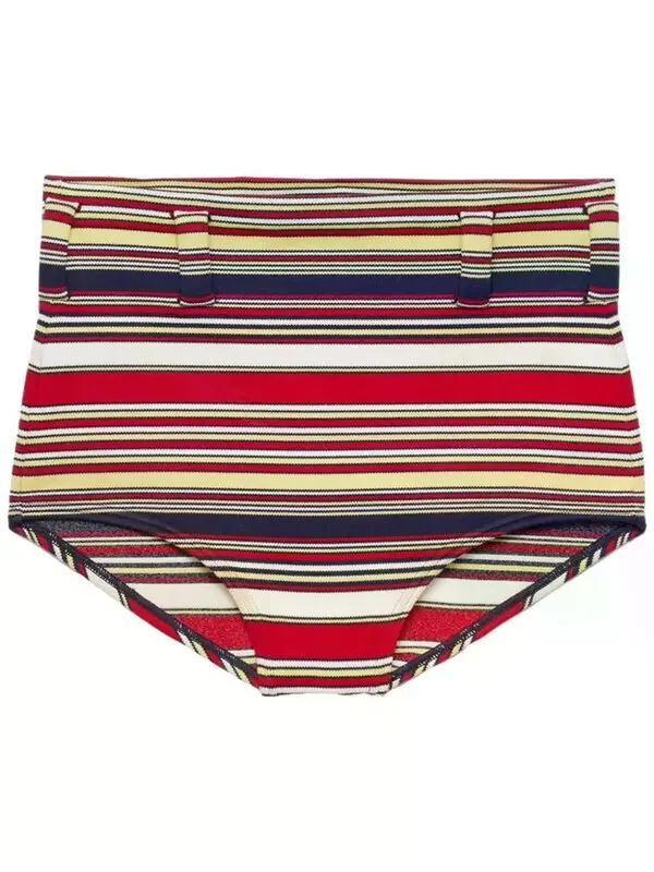 Prada Striped Cotton Shorts