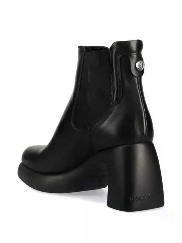 Karl Lagerfeld Leather Ankle Boots