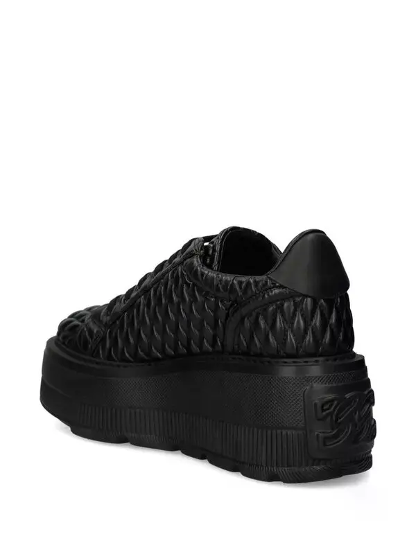 Casadei Quilted Low Top Sneakers