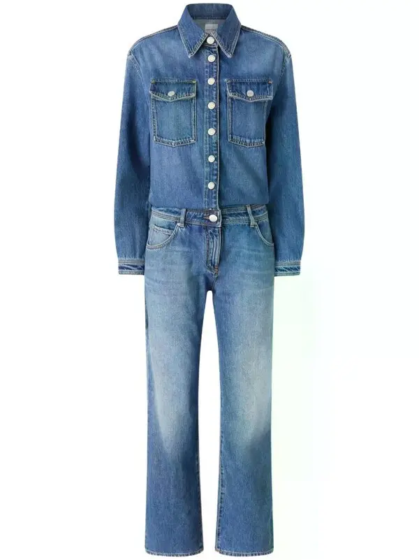 Pinko Denim Jumpsuit - Blue