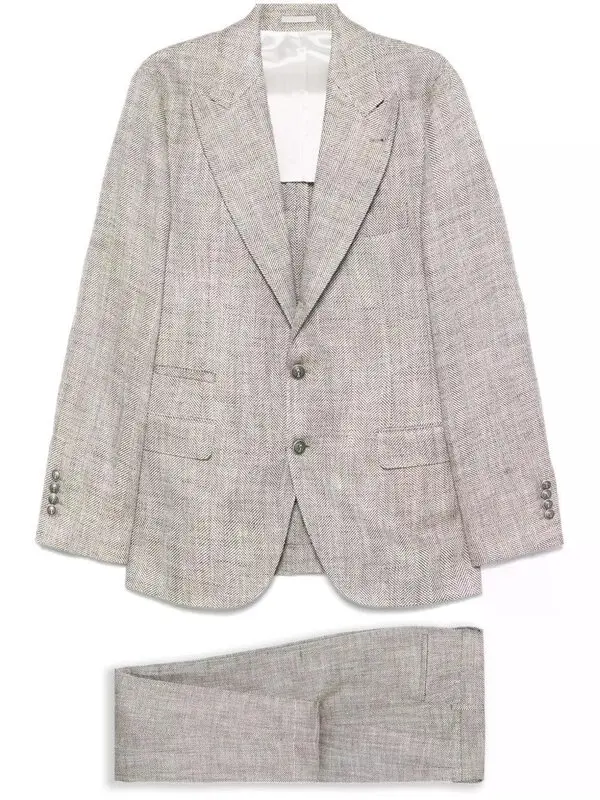 Brunello Cucinelli Herringbone Suit