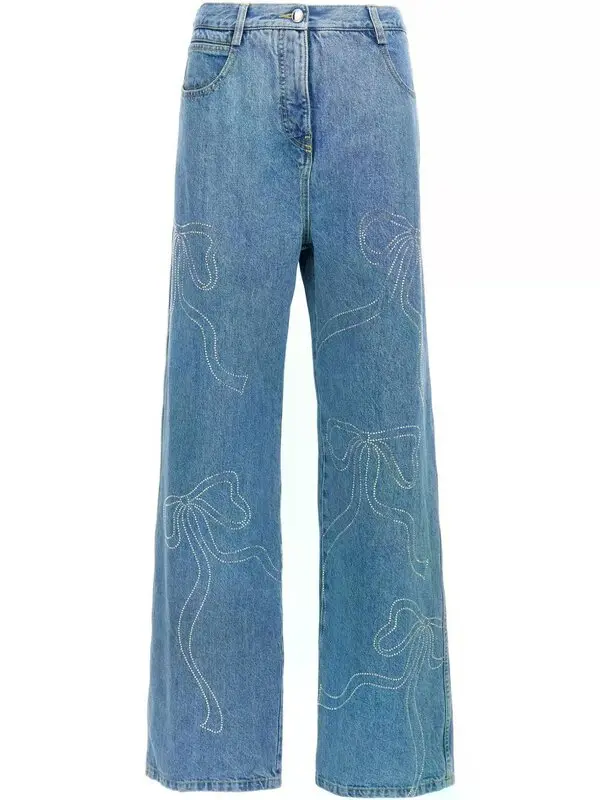 Mach & Mach Crystal-embellished Jeans