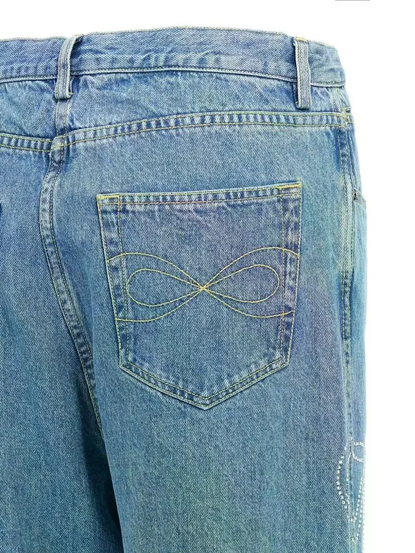 Mach & Mach Crystal-embellished Jeans