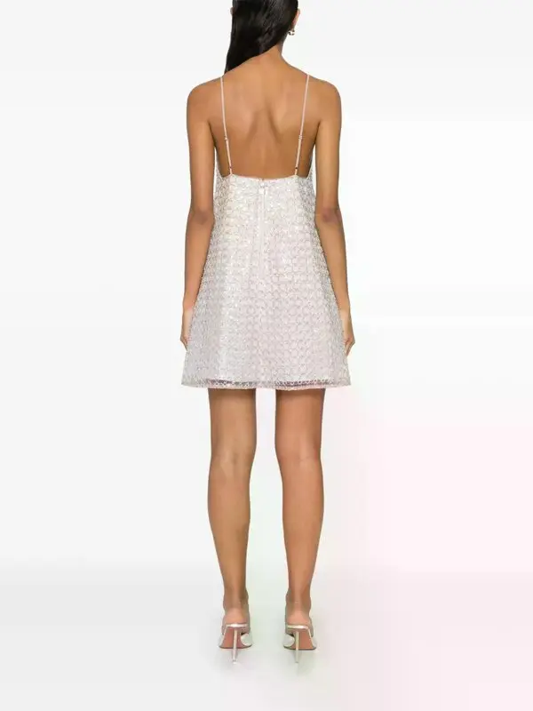 ROTATE BY BIRGER CHRISTENSEN Beaded A-line Mini Dress