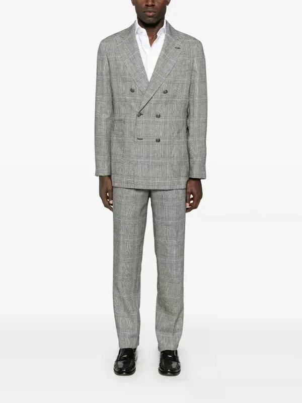 Brunello Cucinelli Prince Of Wales-check Suit