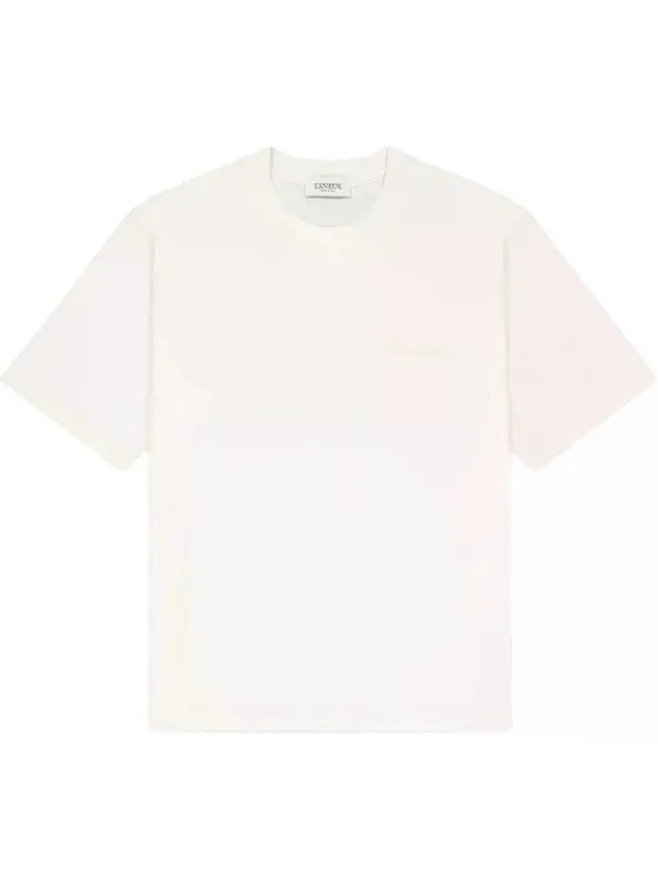 LANEUS Cotton T-shirt - Neutrals