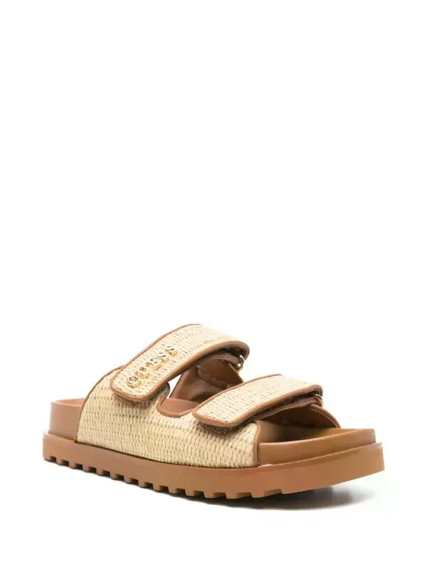 Guess Raffia Detail Sandals