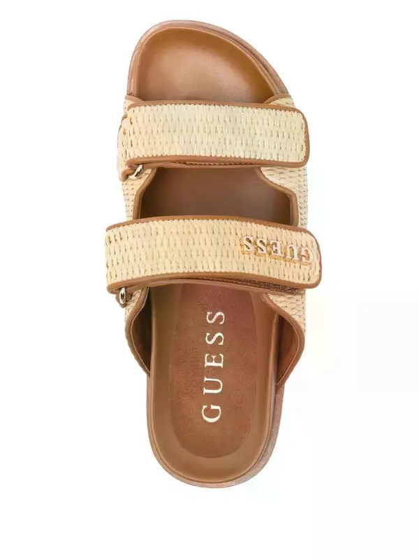 Guess Raffia Detail Sandals