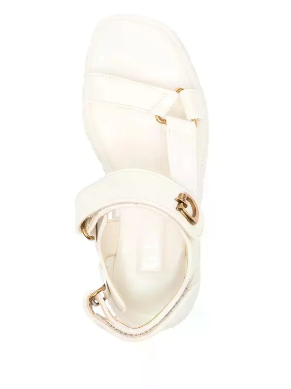 Guess Crystal-embellished Sandals - Neutrals