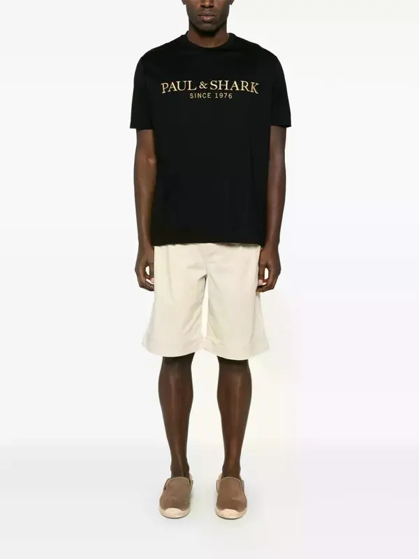 Paul & Shark Logo-embroidered T-shirt