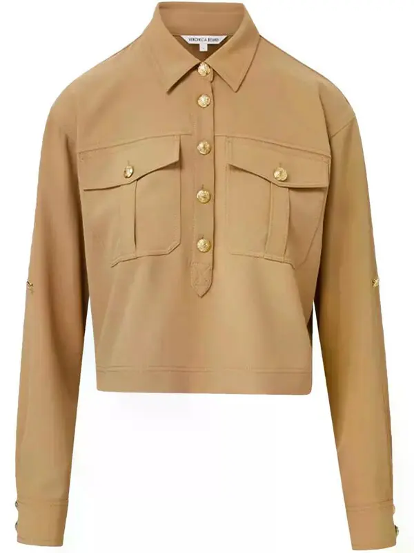 Veronica Beard Colvin Blouse - Brown