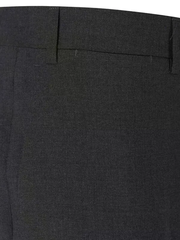 Canali Wool Tailored Trousers - Grey