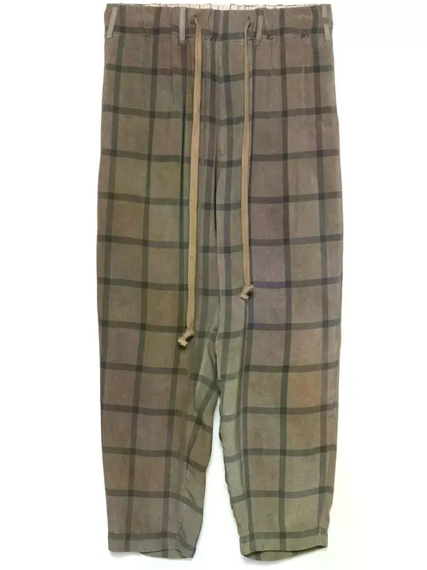 UMA WANG Pigiama Trousers - Brown