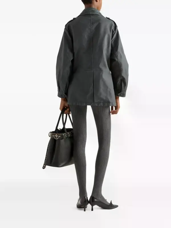 Prada Cotton Safari Jacket - Grey