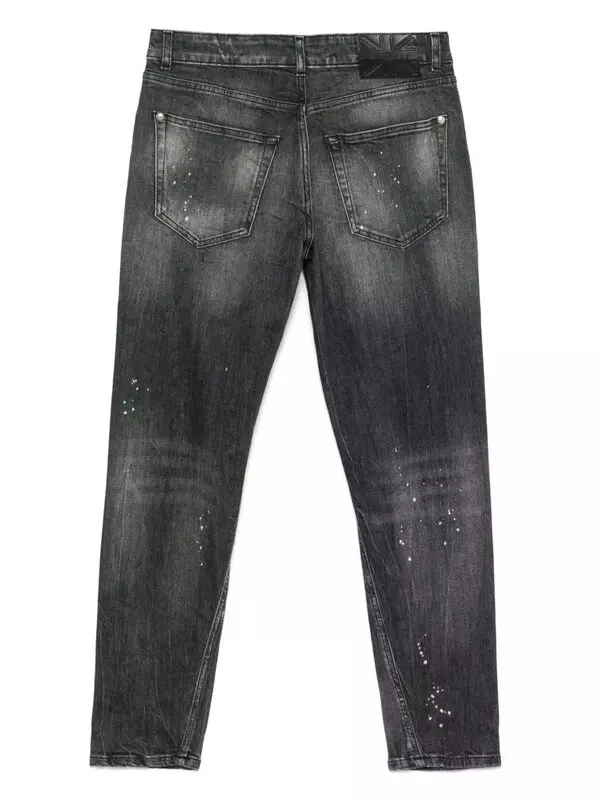 John Richmond Splattered Jeans