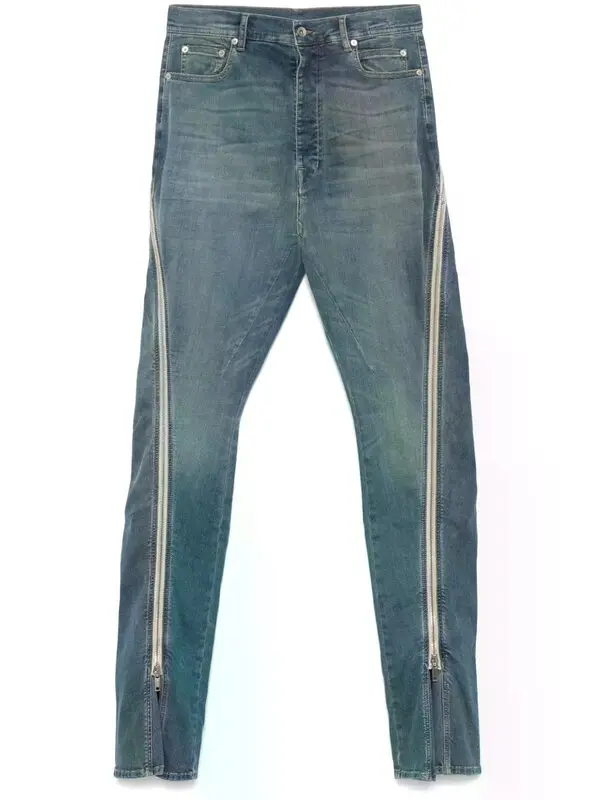 Rick Owens Bolan Banana Jeans - Blue