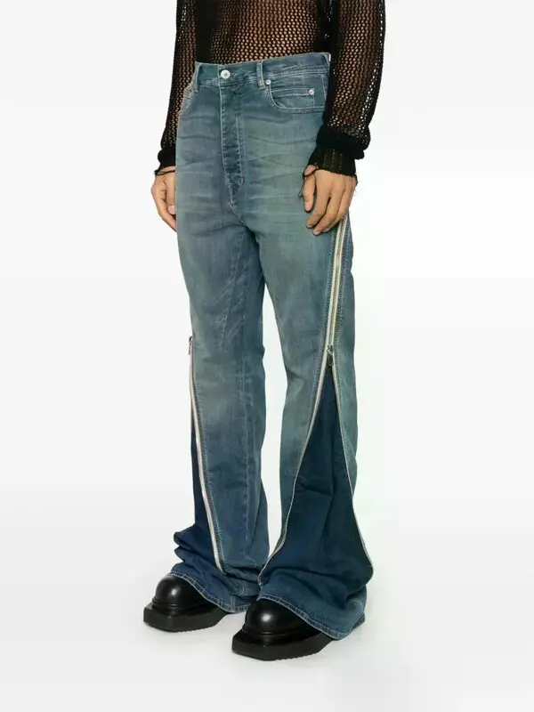 Rick Owens Bolan Banana Jeans - Blue