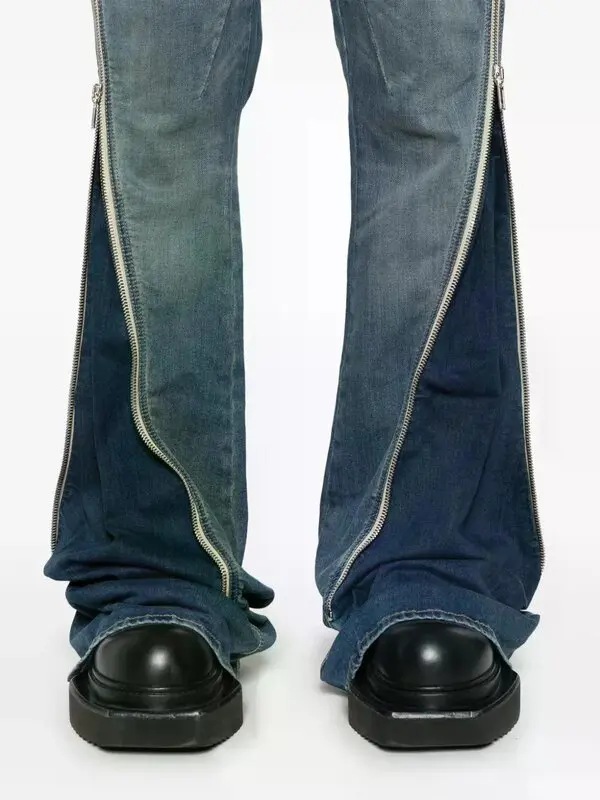 Rick Owens Bolan Banana Jeans - Blue