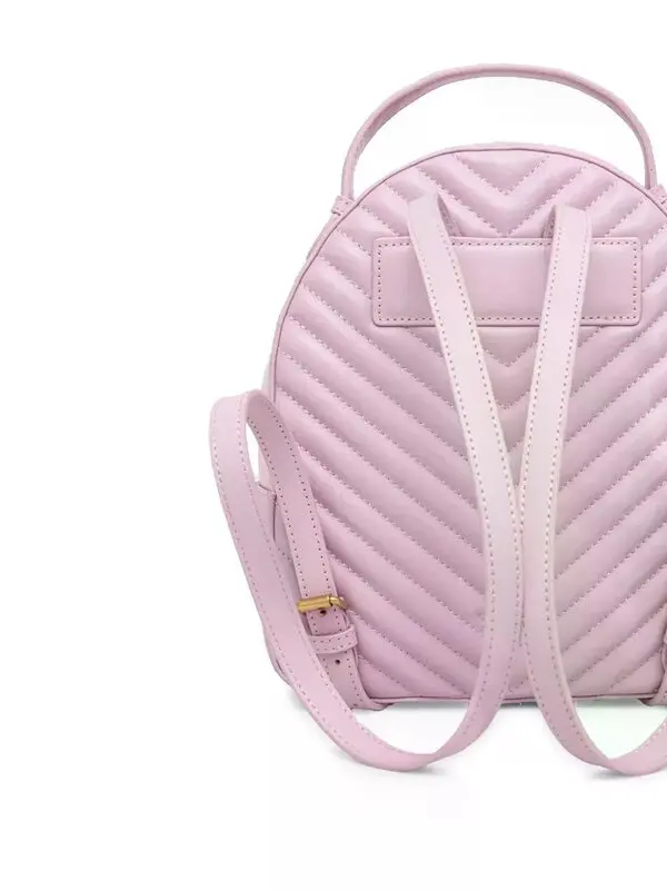 Pinko Leather Backpack - Pink
