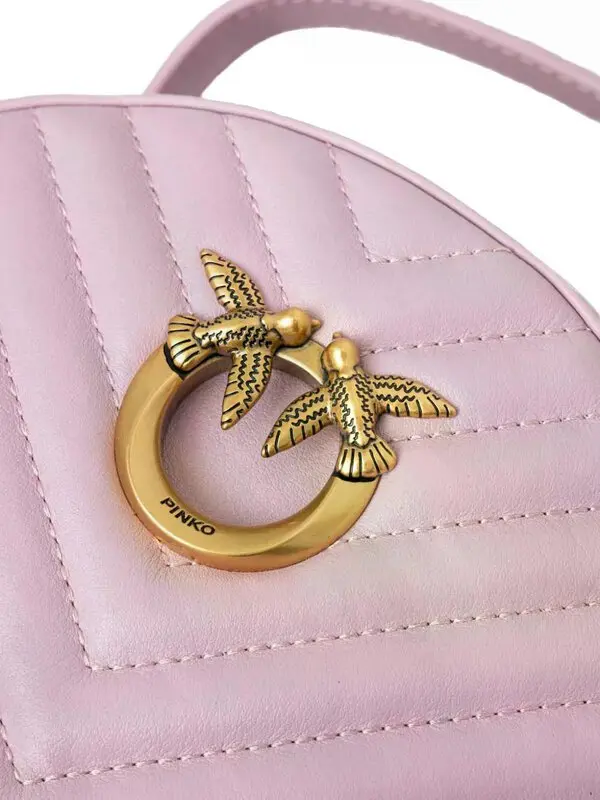 Pinko Leather Backpack - Pink