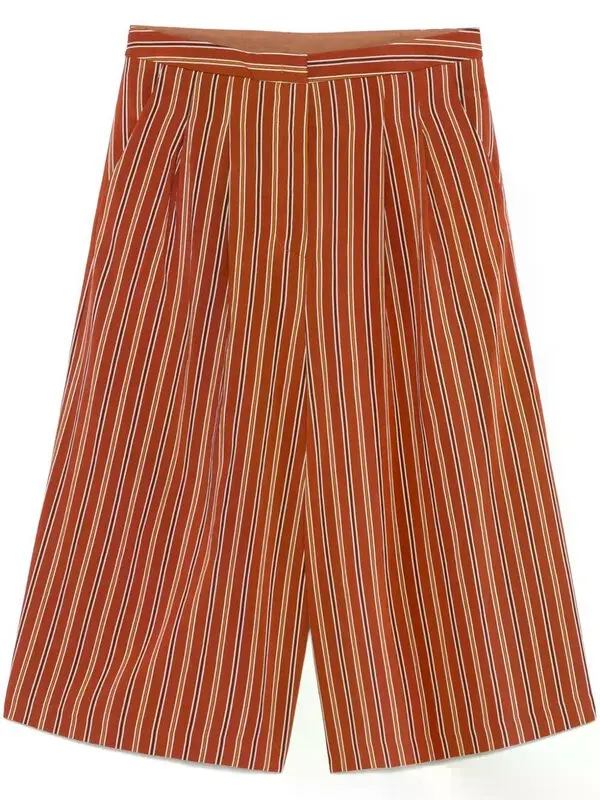 MERCI Cropped Stripe Trousers