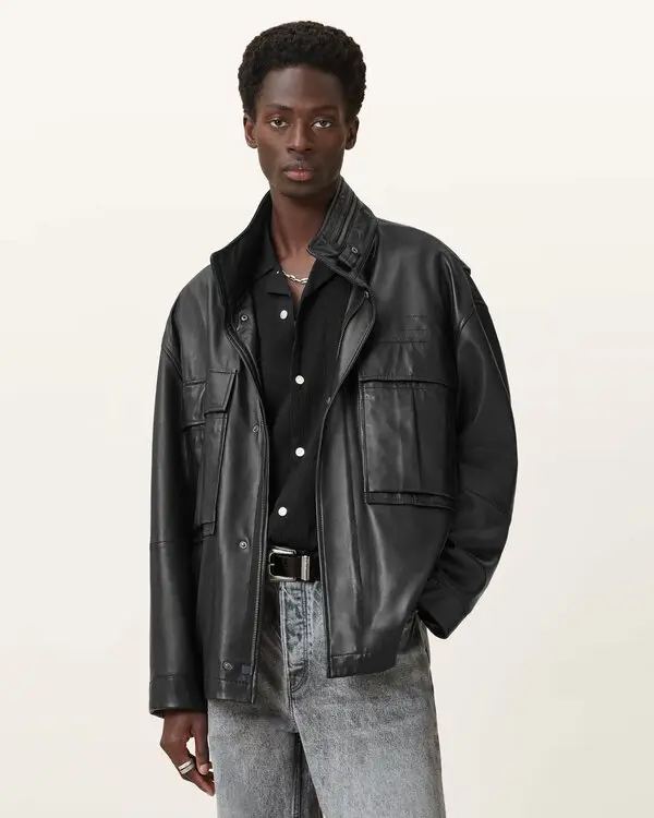 ALLSAINTS Halton Leather Jacket