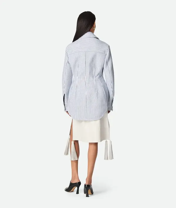 Bottega Veneta Striped Cotton Jacket
