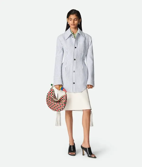 Bottega Veneta Striped Cotton Jacket