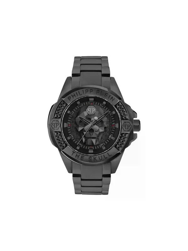 Philipp Plein The Skull 44mm Bracelet Watch - Black