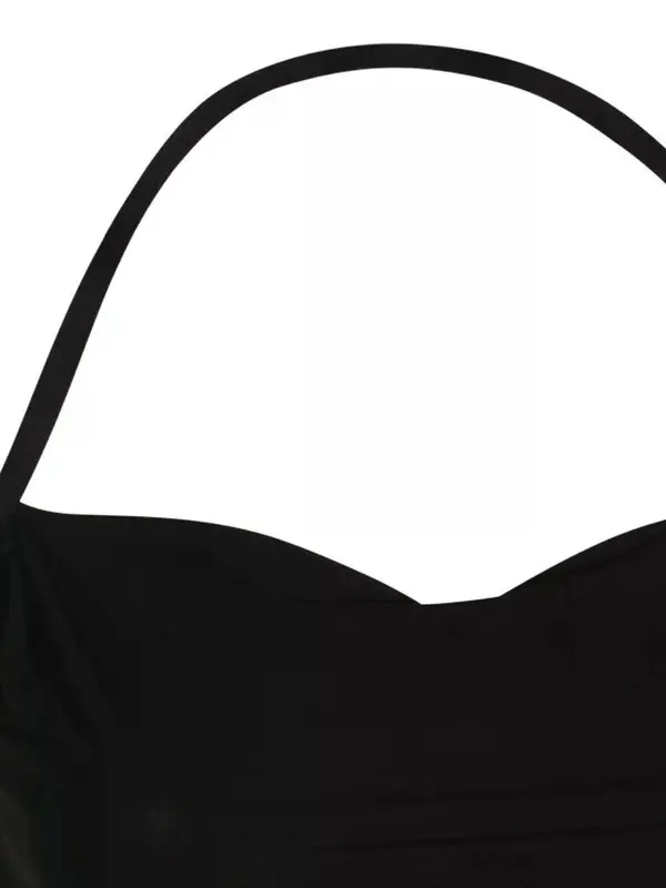 MARINE SERRE Halterneck Maxi Dress With Open Back
