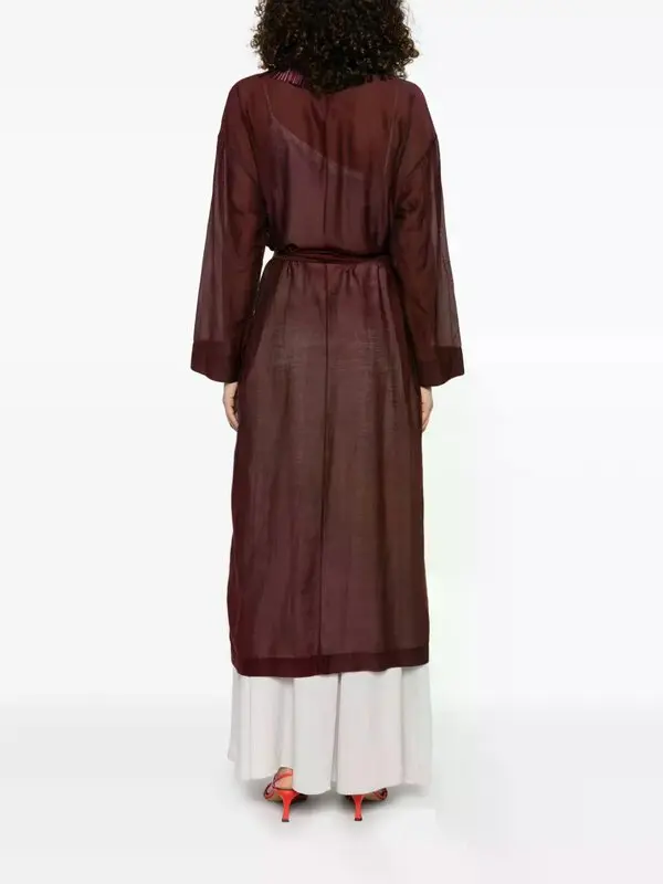 FORTE_FORTE Fringed-detailing Coat