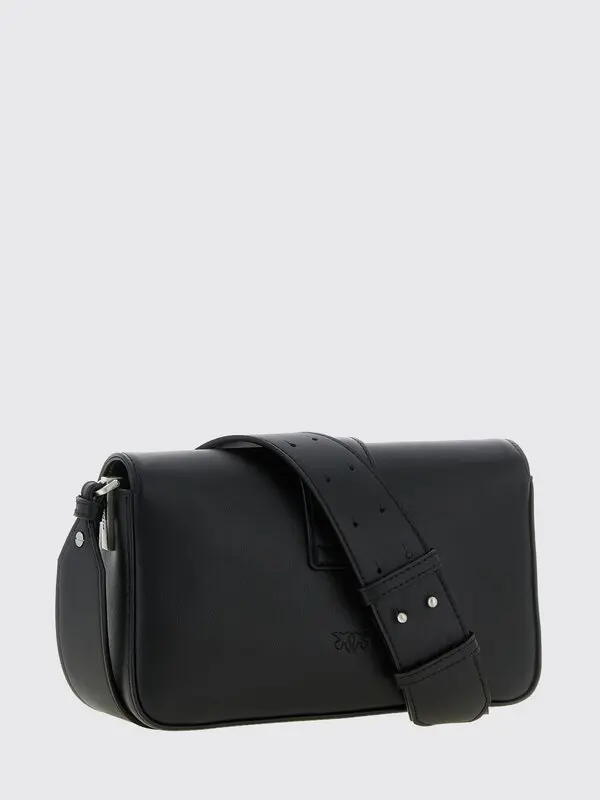 Pinko Mini Bag With Clasp Detail - Black
